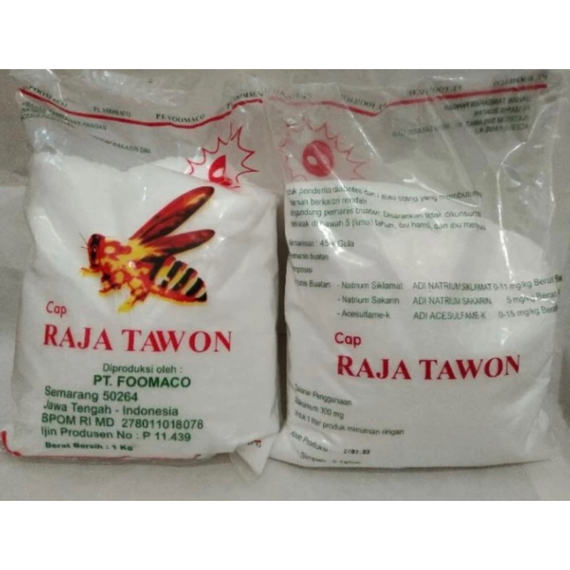 Jual Sari Manis Cap Raja Tawon Original Pack 1kg | Shopee Indonesia