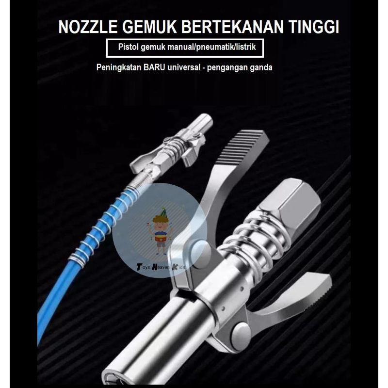 Jual LP90 Alat Aplikasi Minyak Gemuk Grease Gun Coupler High Pressure ...