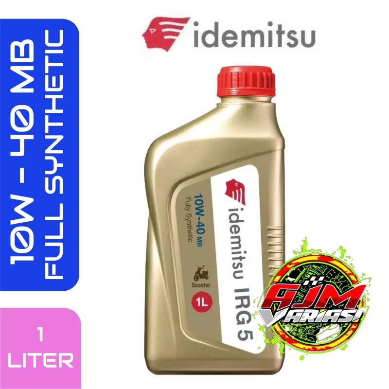 Jual Oli Mesin Idemitsu Matic IRG5 10W-40 MB Full Synthetic 1 Liter ...