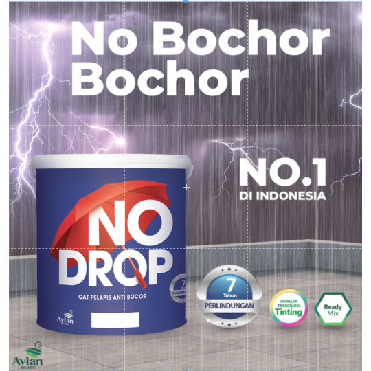 Jual NO DROP NODROP PAIL 20KG CAT TEMBOK PELAPIS ANTI BOCOR WATERPROOF GENTENG SENG TALANG ...