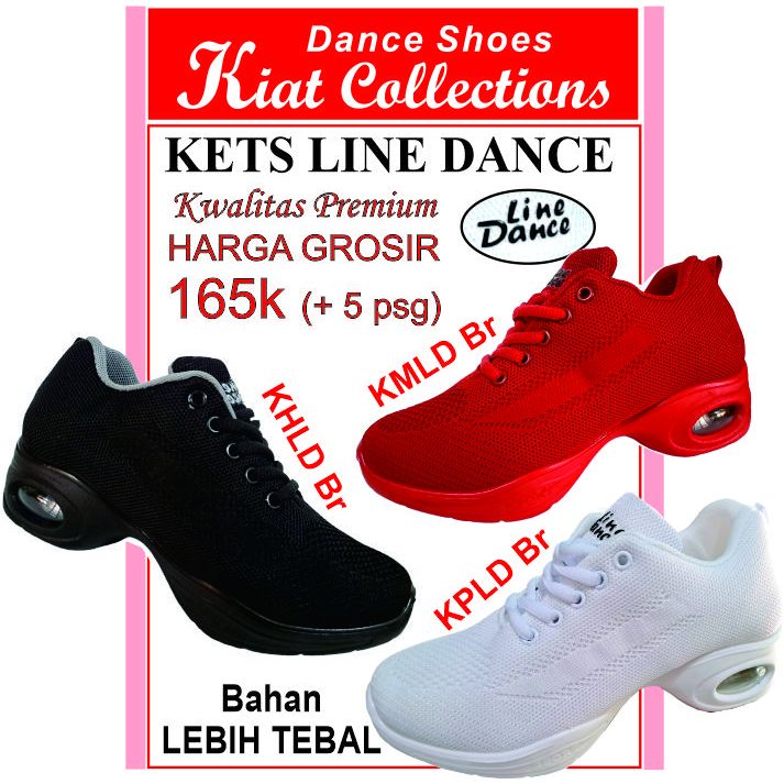 Jual SEPATU MEREK LINE DANCE (GROSIR) RAJUTAN TERBARU KETS SNEAKERS ...