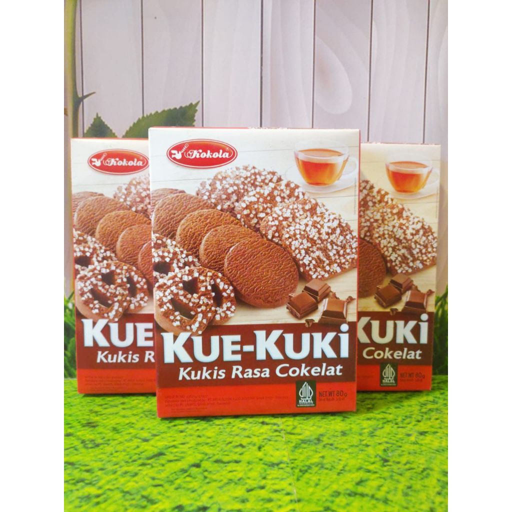 Jual KUE KUKI CHOCOLATE 80GR/ KUKIS RASA COKLAT/ KUE KERING/ CHOCOLATE ...