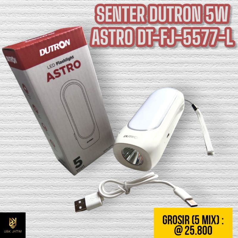 Jual SENTER DUTRON 5W ASTRO DT-FJ-5577-L | Shopee Indonesia
