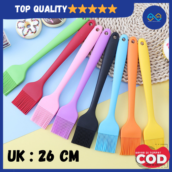 Jual Kuas Silikon Besar 26 cm Silicone Food Brush Kuas Mentega Sosis ...