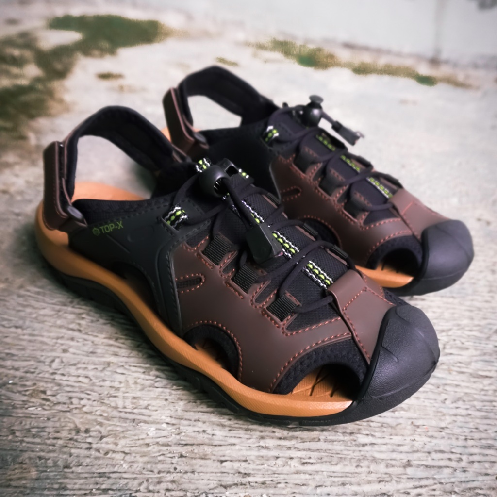 Jual Sandal Selop Pria Famous Sendal Cowok Gunung Terbaru Viral Sandal ...