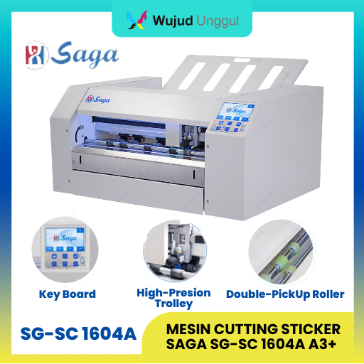 Jual MESIN CUTTING STICKER SAGA SG-SC 1604A A3+ | DIGITAL SERVO MOTOR ...