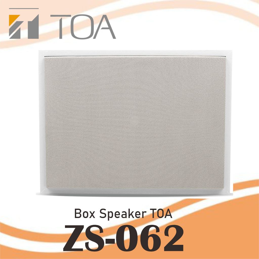 Jual Box Speaker TOA ZS-062 ZS062 ZS 062 Kelas Murah 6 Watt Kayu Abu-Abu High Impedance Kotak ...
