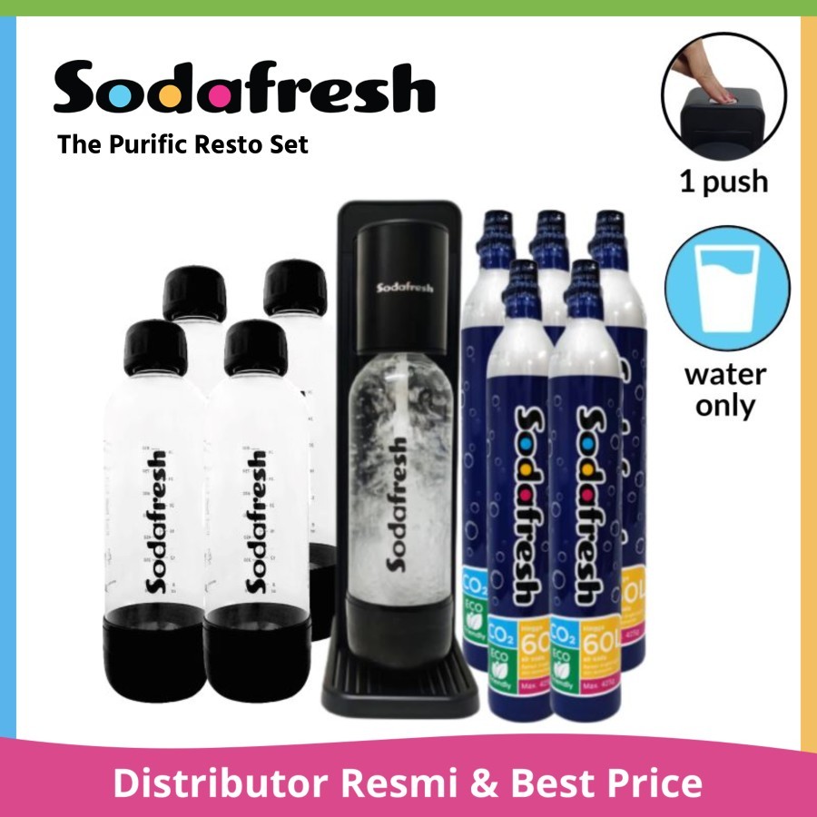 Jual Sodafresh Official - The Purific (Resto Set) - Water Only | Shopee ...