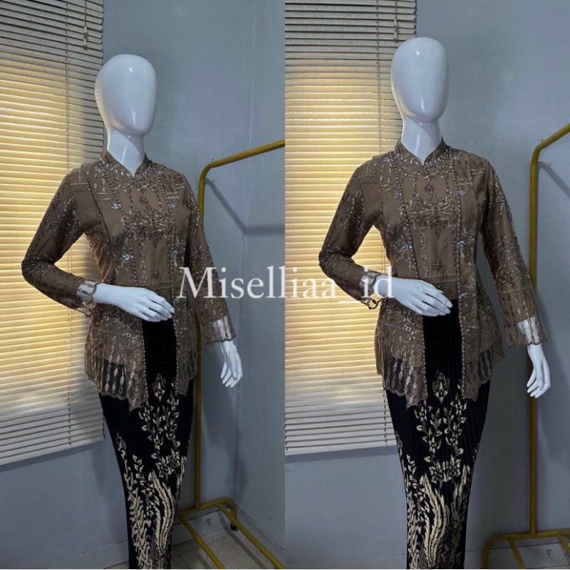 Jual Bisa cod Ready stock Kebaya modern kutu baru kerah sanghai kebaya wisuda payet by Miselliaa ...