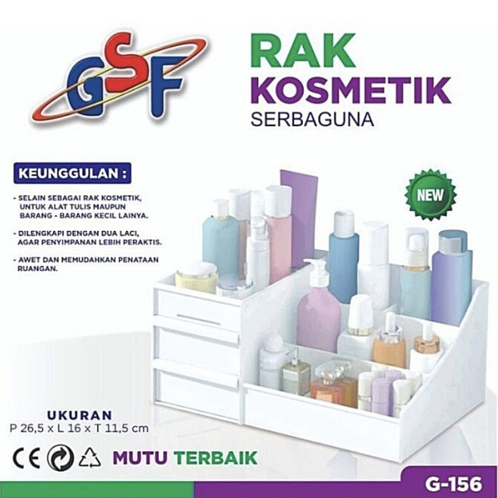 Jual Rak Kosmetik Serbaguna GSF 156 Rak Laci Kotak Kosmetik Rak Laci ...