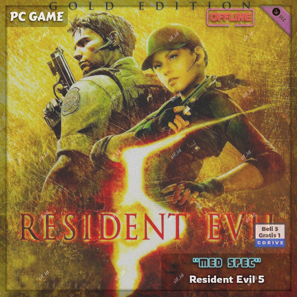 Jual Resident Evil 5 Gold Edition - DLC - RE 5 - RE5 - PC Game | Shopee ...