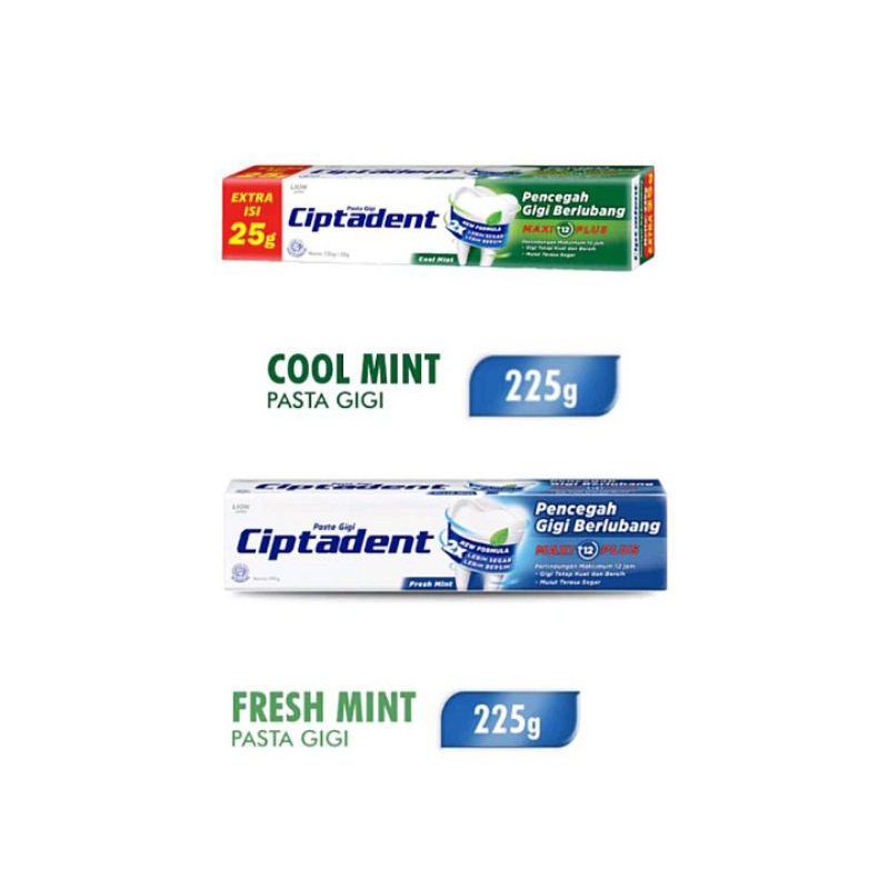Jual Ciptadent Pasta Gigi Maxi 225 gr All Variant ( Fresh Dan Cool ...