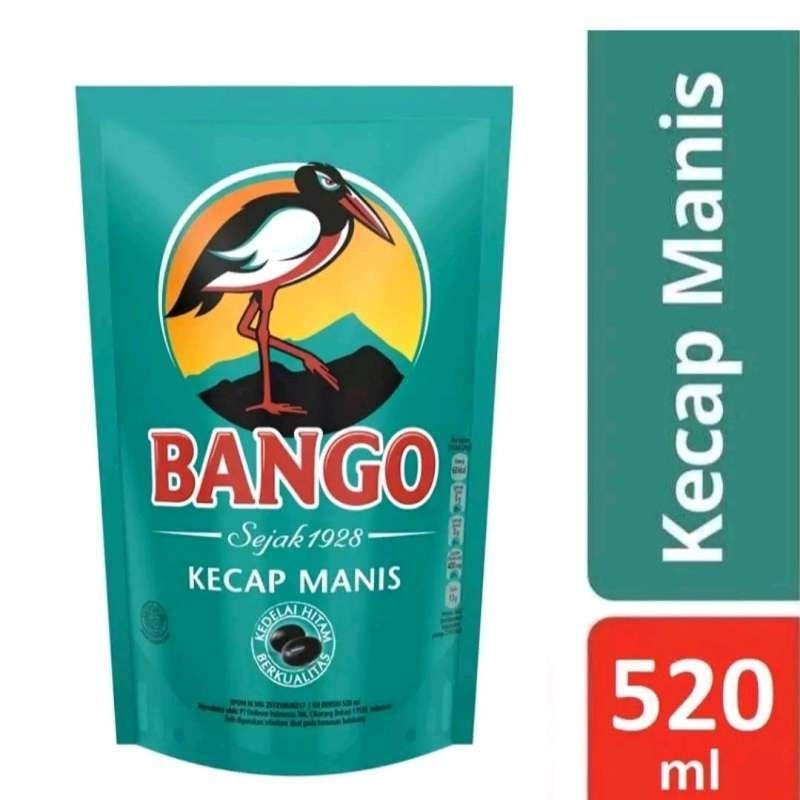 Jual Kecap manis bango refill 720g/520 ml, kemasan baru 700g | Shopee ...
