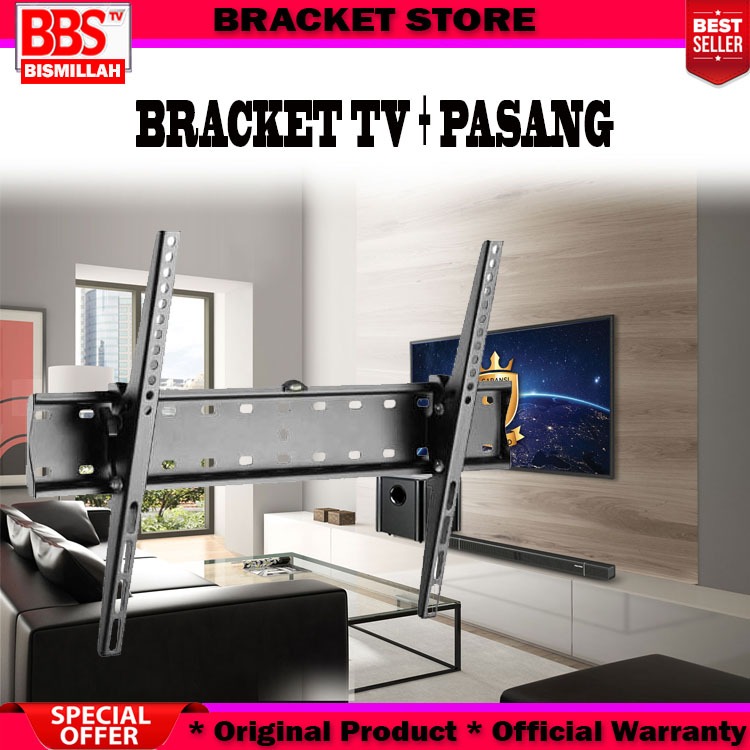 Jual Jasa Pasang bracket LED tv plus bracket 32 40 43 50 55 60 65 70 75 ...