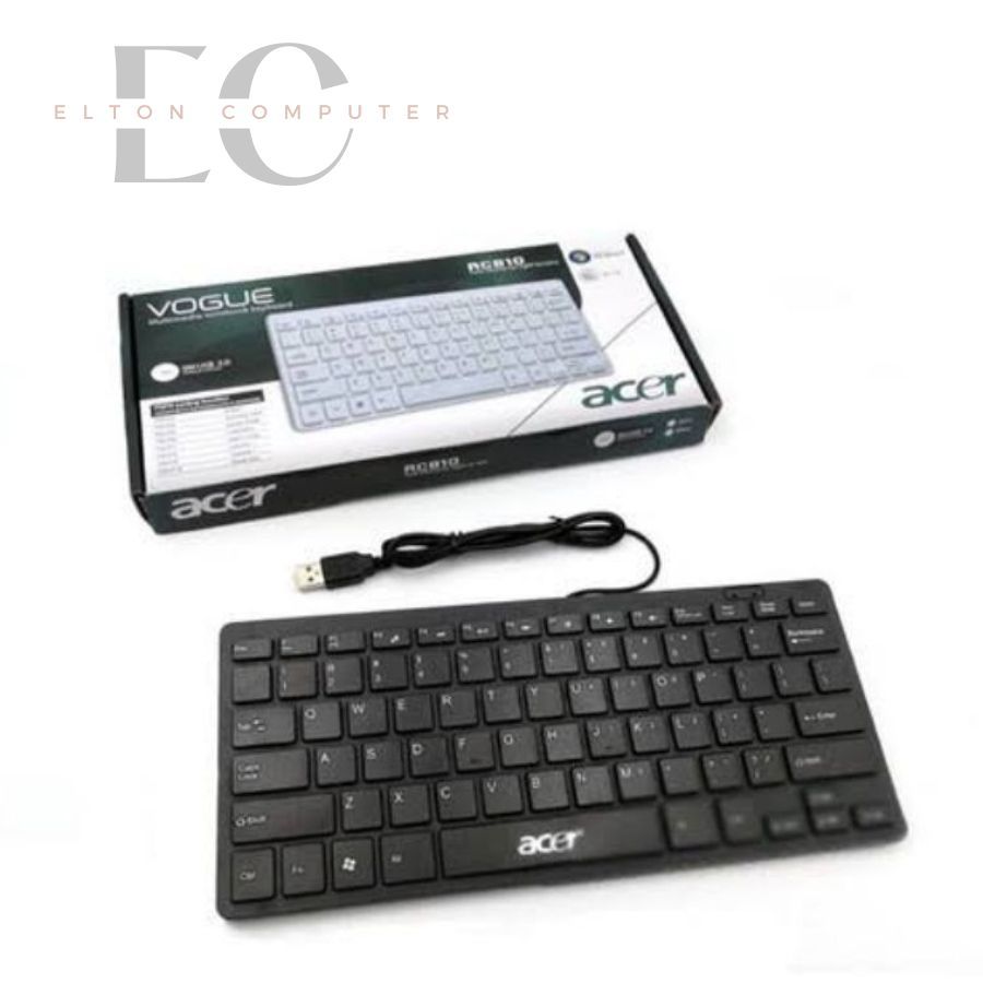 Jual Keyboard Mini Logo Branded (USB) Komputer Laptop PC / Keyboard ...