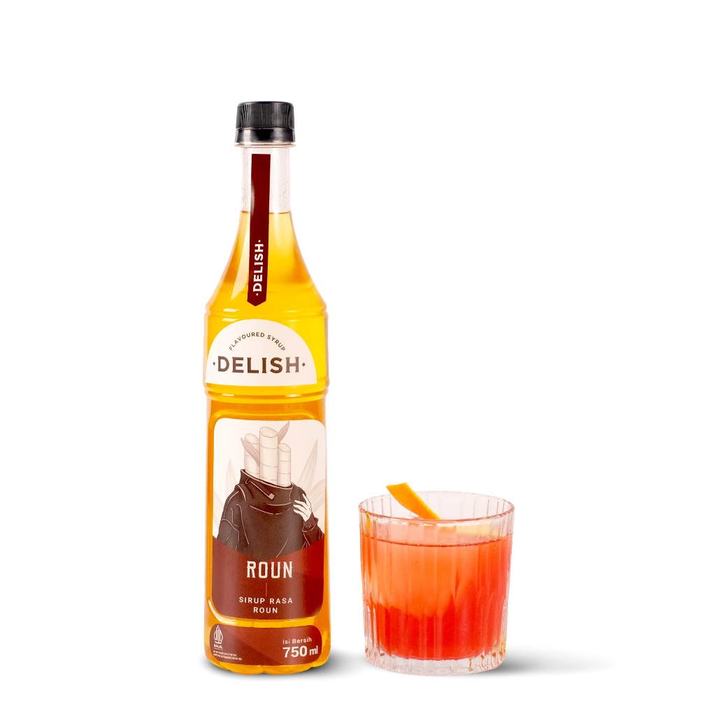 Jual Rum Syrup Halal Delish 750ml Sirup Roun Kismis Premium | Shopee ...