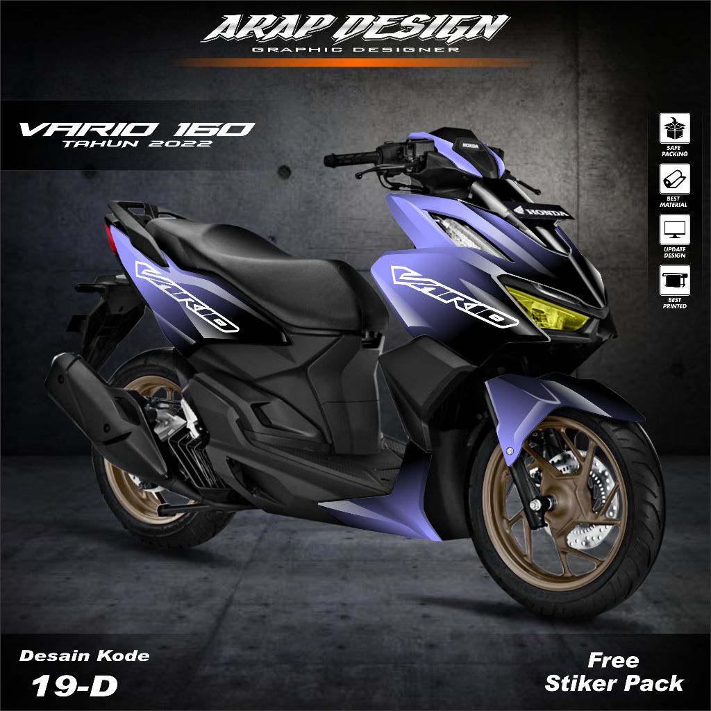 Jual Decal Sticker Vario 160 Fullbody New Decal Vario 160 FULLBODY ...