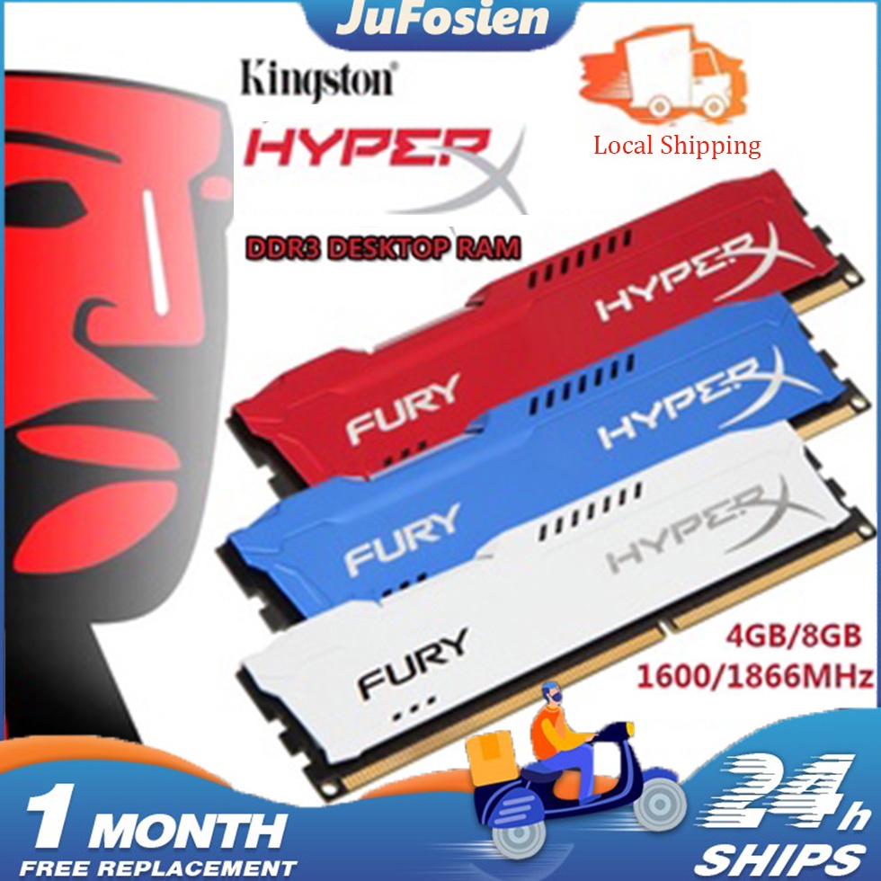 Jual ART J55O RAM KINGSTON HYPERX FURY GAMING DDR3 RAM 8gb PC ram 4gb LONGDIMM PC128 16MHz 15V ...
