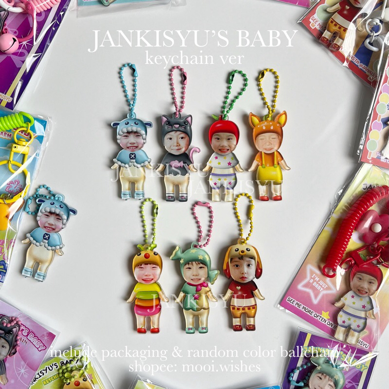 Jual Jankisyu’s Baby Enha ver Bag Charm Keychain Acrylic Sonny Angel ...