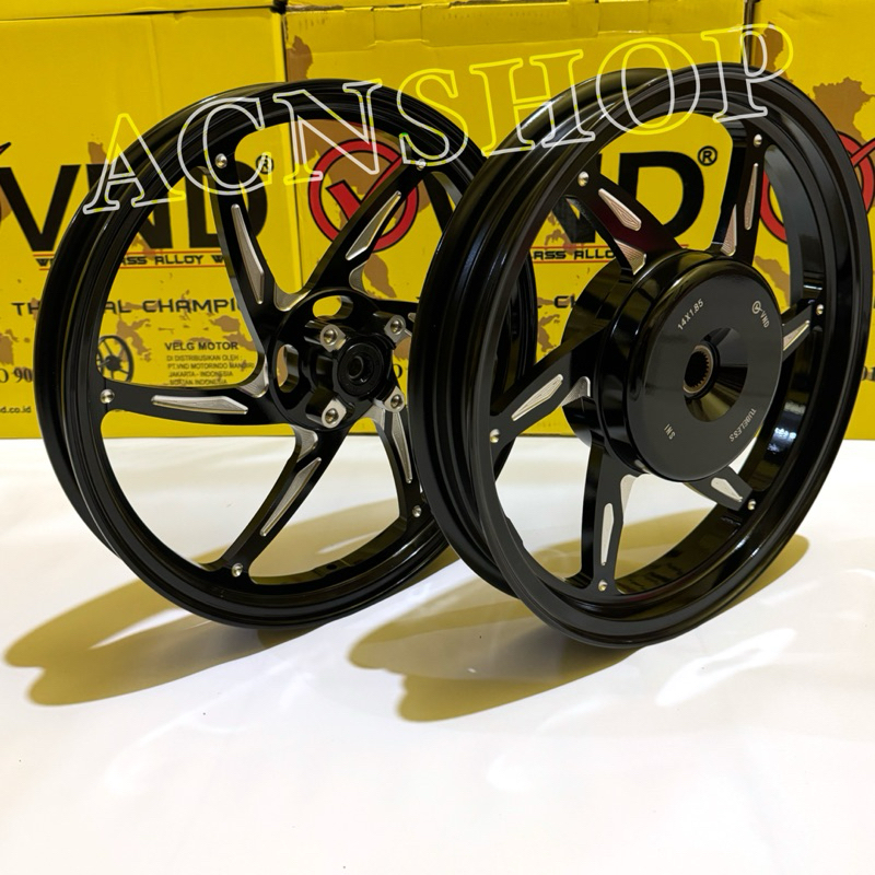 Jual Velg Racing Vnd Six Star V2 1.60x14 1.85x14 Beat Scoopy Genio Vario 110 Vario 125/ Vario ...