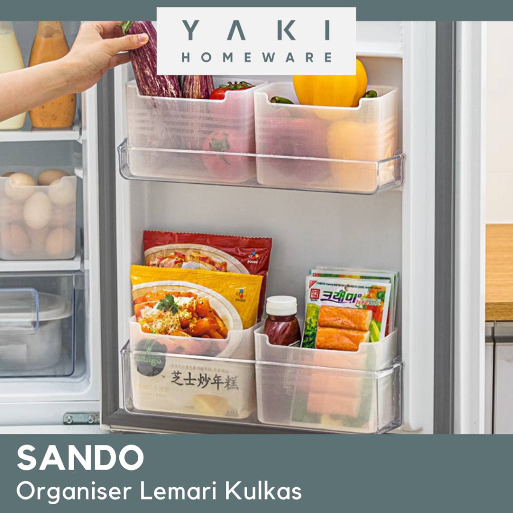 Jual YAKI - SANDO Organizer Lemari Pendingin Praktis Wadah Simpan ...