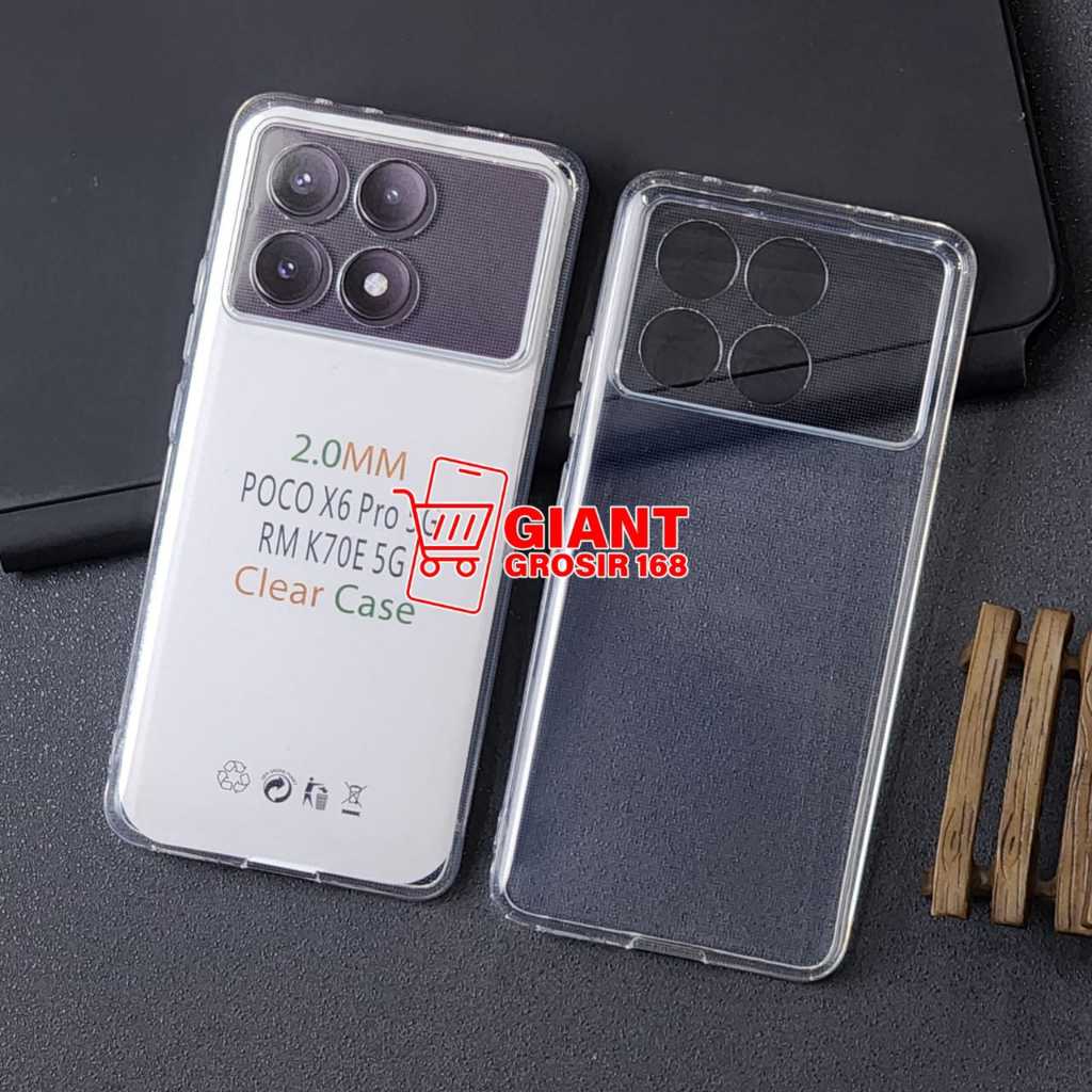 Jual POCO X6 PRO 5G CASE CLEAR HD 2.0MM CASE BENING TRANSPARAN POCO X6 PRO 5G | Shopee Indonesia