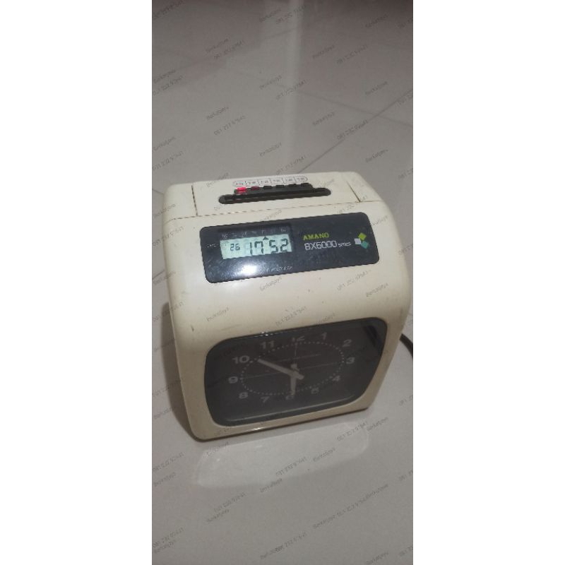 Jual Mesin Absensi Amano BX-6200 **Garansi 1Th** | Shopee Indonesia