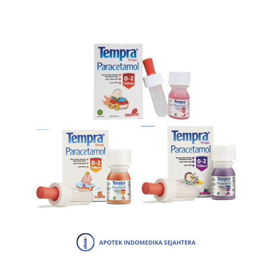 Jual TEMPRA DROPS SYRUP PARACETAMOL (0-2TAHUN) 15ML | Shopee Indonesia