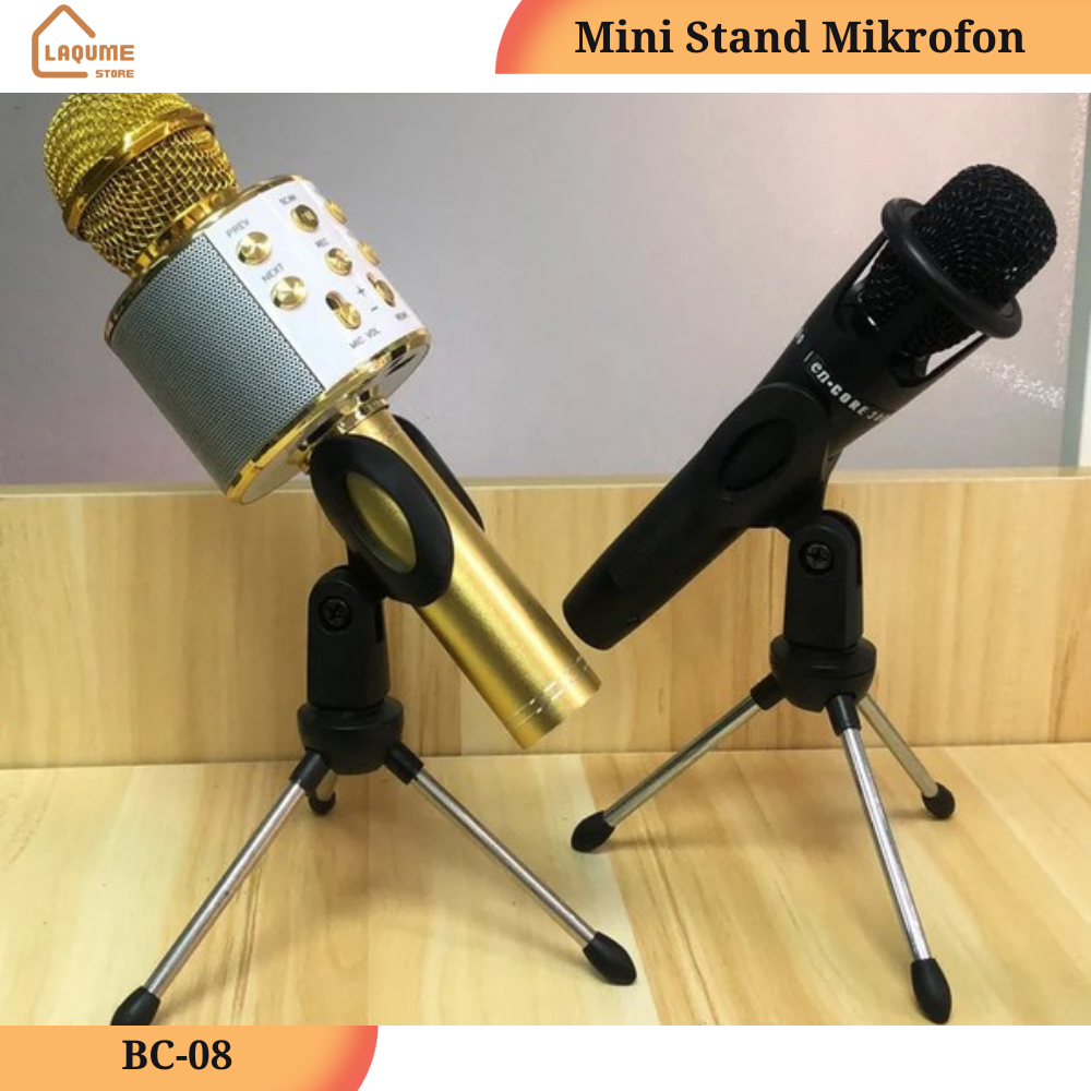 Jual Mini Stand Mikrofon Universal Microphone Holder | Shopee Indonesia