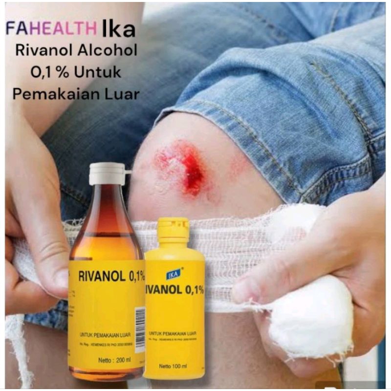 Jual Rivanol Ika Alcohol 0,1% Penyembuhan Luka Luar 250ml. | Shopee ...