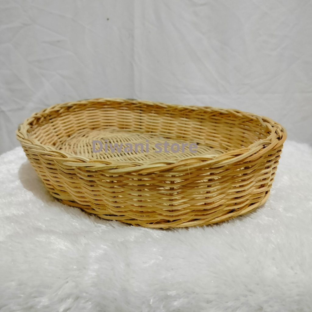 Jual Keranjang rotan oval/Keranjang rotan/Keranjang ayaman rotan ...