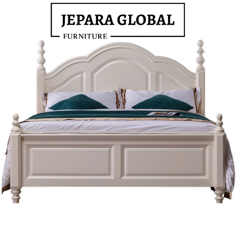 Jual Dipan tempat tidur minimalis duco kanopi klasik ( dipan jati,dipan ...