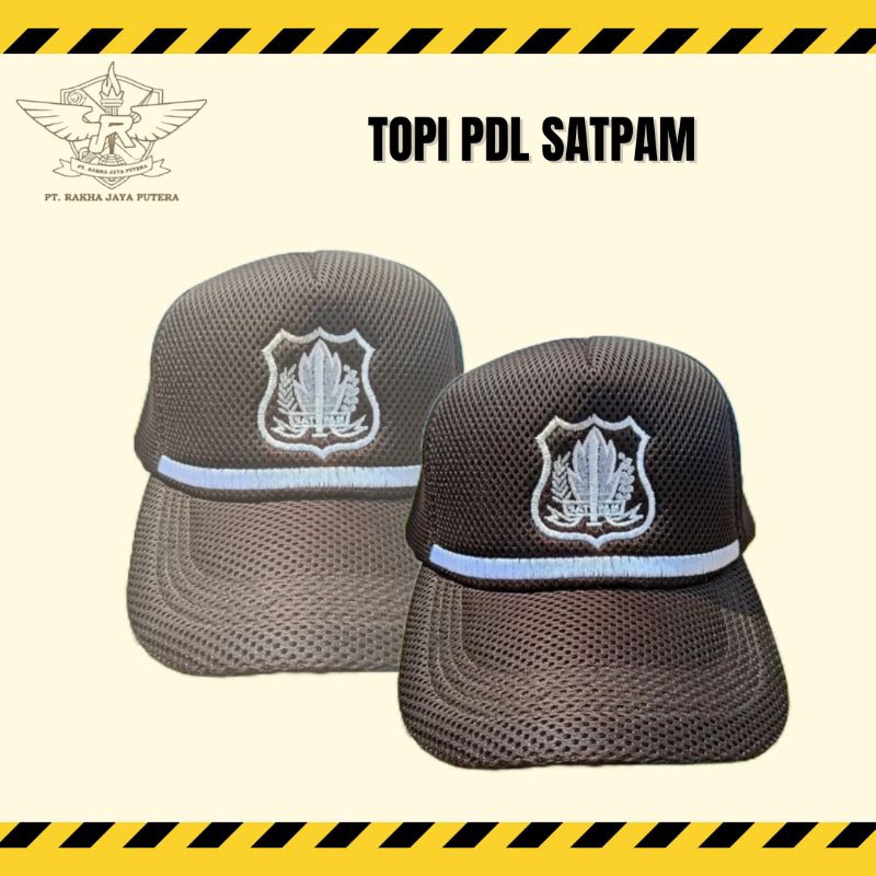 Jual TOPI PDL SATPAM COKLAT | Shopee Indonesia