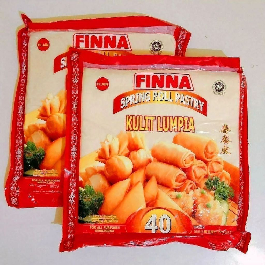 Jual PROMO Finna Kulit Lumpia 40 Sheet | 50 sheet | Spring Roll Skin ...