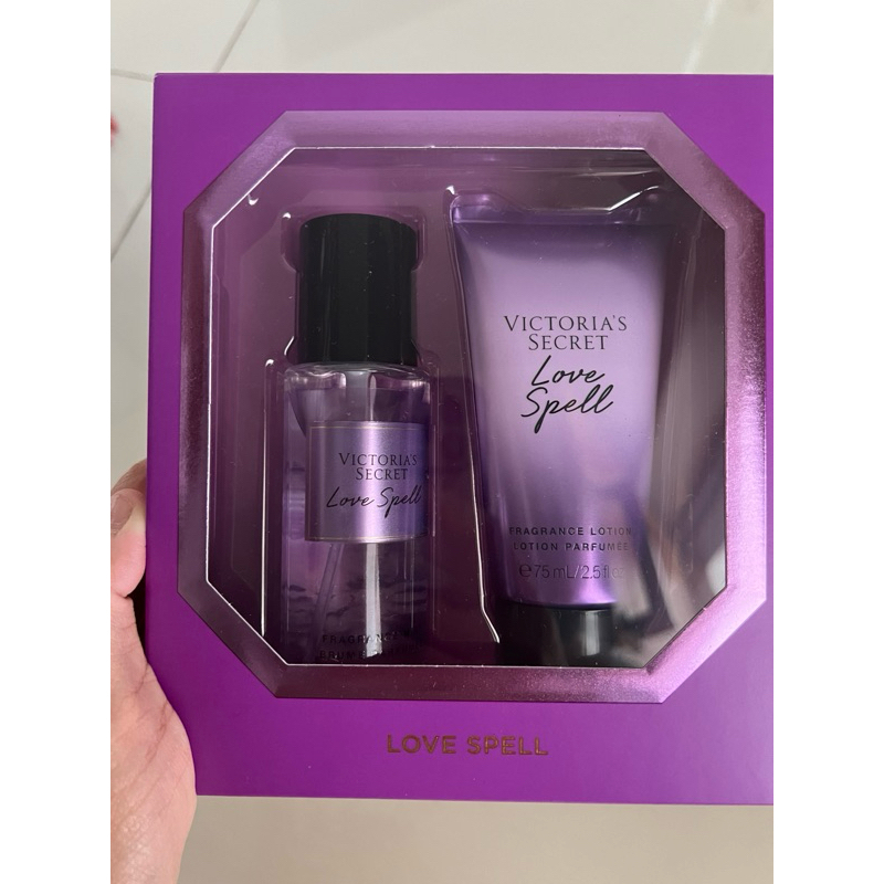 Jual Victoria’s Secret Gift Set : Fragrance Mist dan Lotion Travel Size ...