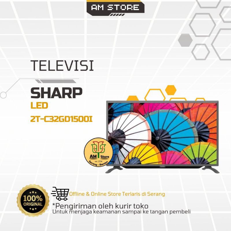 Jual SHARP LED TV 32" 2T-C32GD1500I | Shopee Indonesia