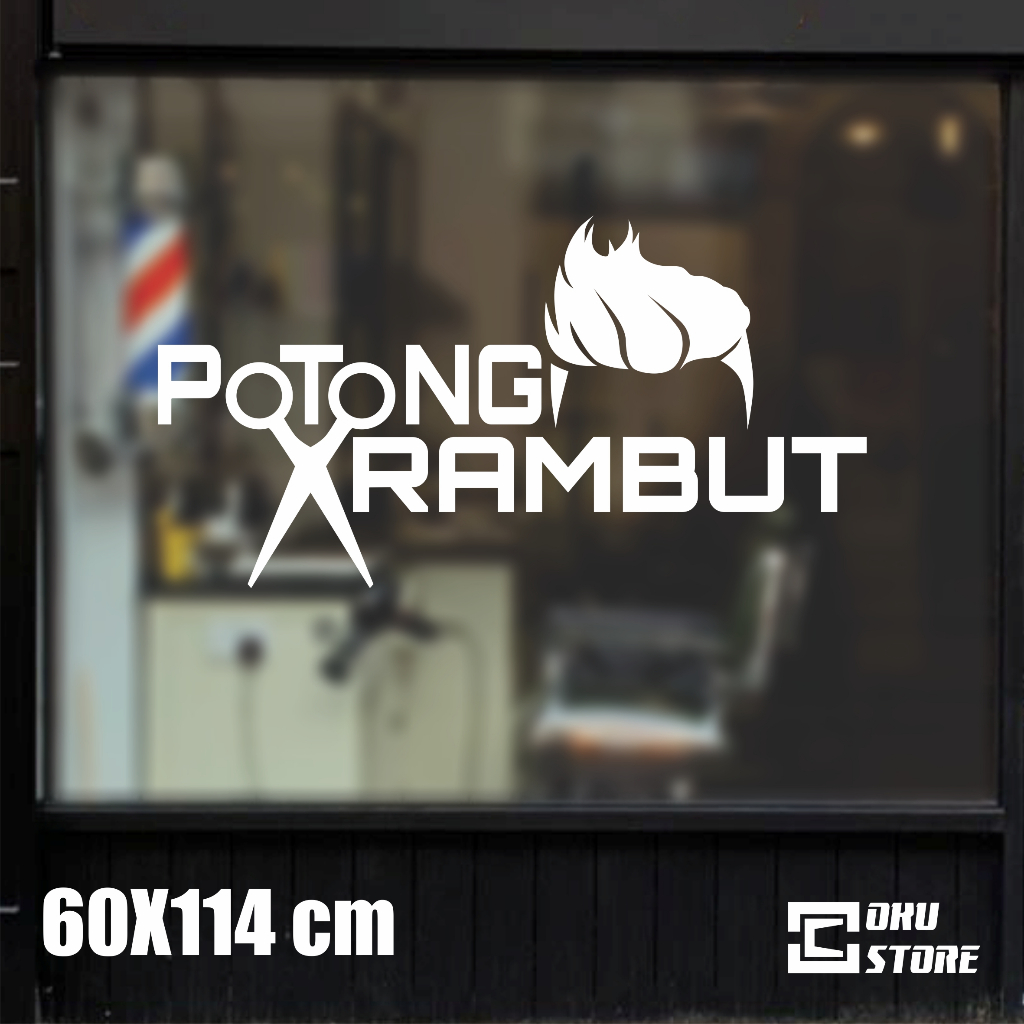 Jual Custom Sticker 38 RILEX PANGKAS BARBERSHOP - OKU STORE | Shopee ...