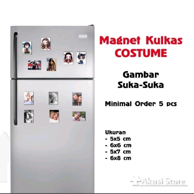 Jual Magnet kulkas ukuran request, magnet lembar 0,8mm | Shopee Indonesia