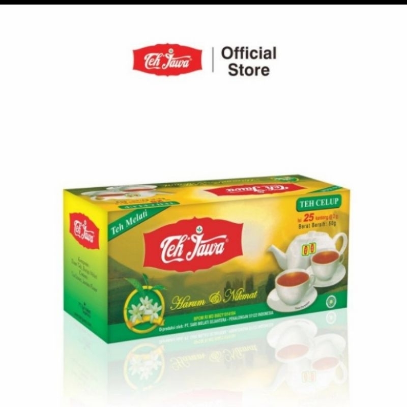Jual TEH JAWA TEH MELATI JASMINE TEA CELUP ISI 25 KANTONG | Shopee ...