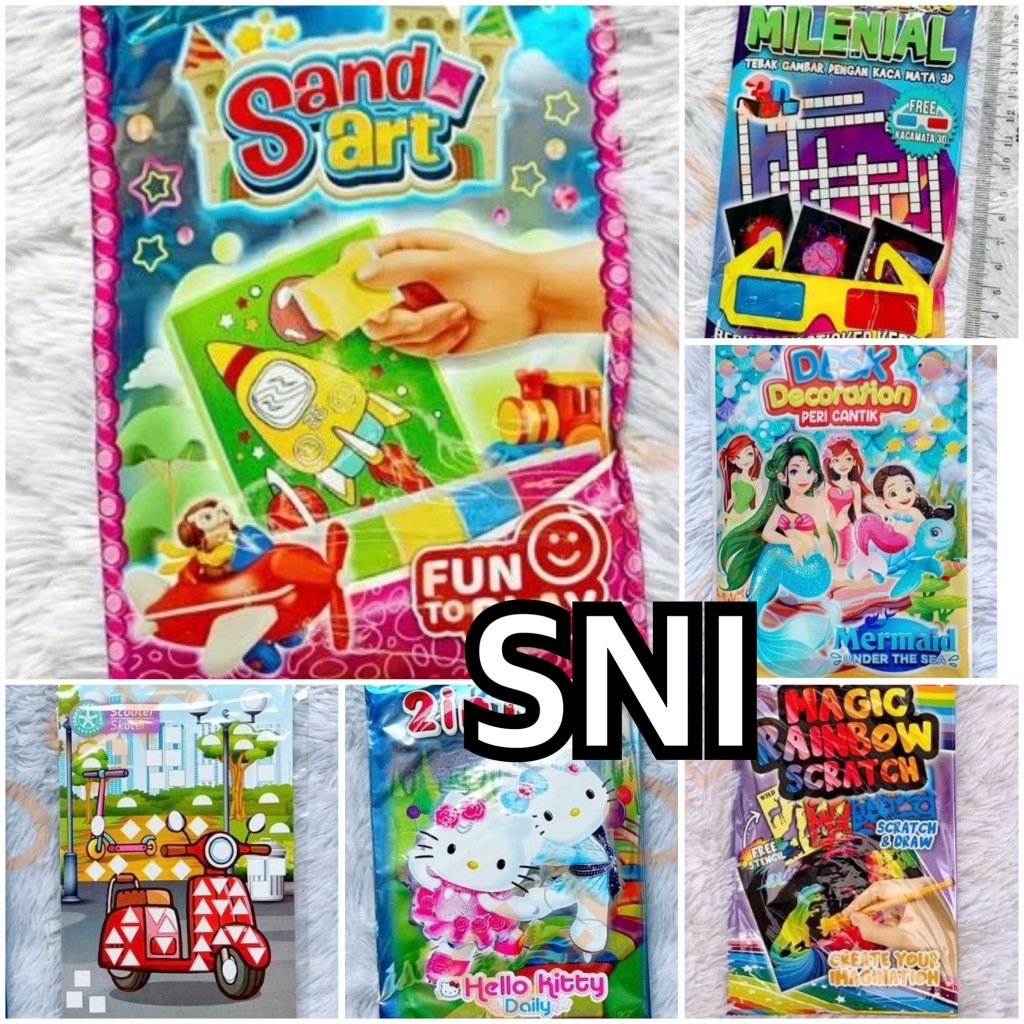 Jual MAINAN EDUKASI MAGIC RAINBOW SCRATCH & FOIL ART / EDUTOYS MEWARNAI ...
