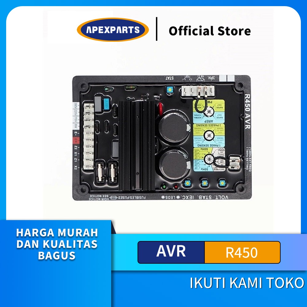 Jual AVR R450 Automatic Voltage Regulator AVR R 450 for Leroy Somer OEM ...