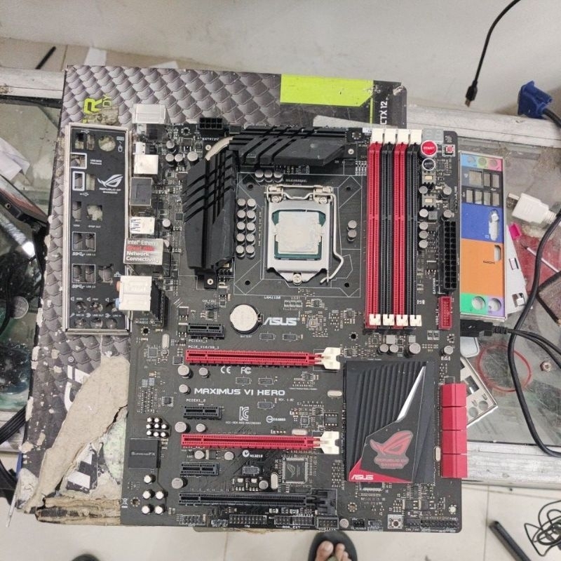 Jual mainboard Asus Maximus vi Hero ddr3 procsesor core i7-4770k gen4 ...