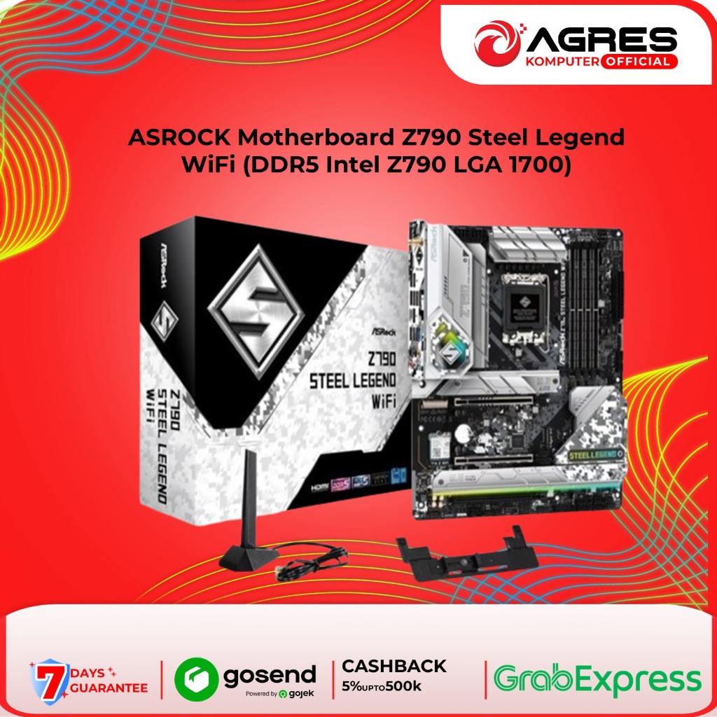 Jual ASROCK Motherboard Z790 Steel Legend WiFi (DDR5 Intel Z790 LGA ...