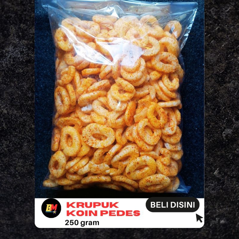 Jual Kerupuk Ring Pedas Kerupuk Setan Kerupuk Ring Ikan Pedas 250 Gram ...