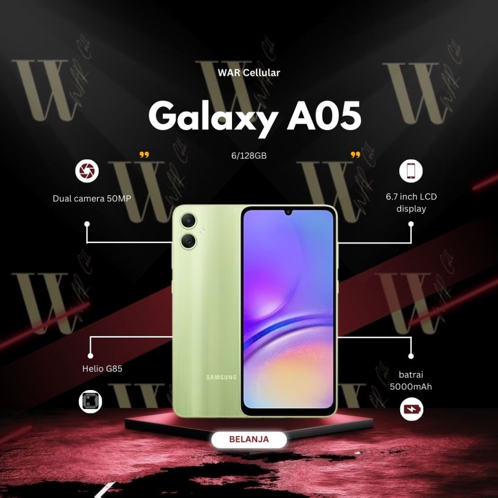 Jual Samsung Galaxy A05 4/64 , 4/128 , 6/128 | Shopee Indonesia