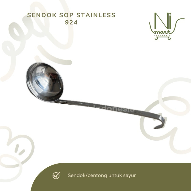 Jual Sendok Sop 924 | Sendok Centong Makanan Sayur Soup Kuah Stainless ...