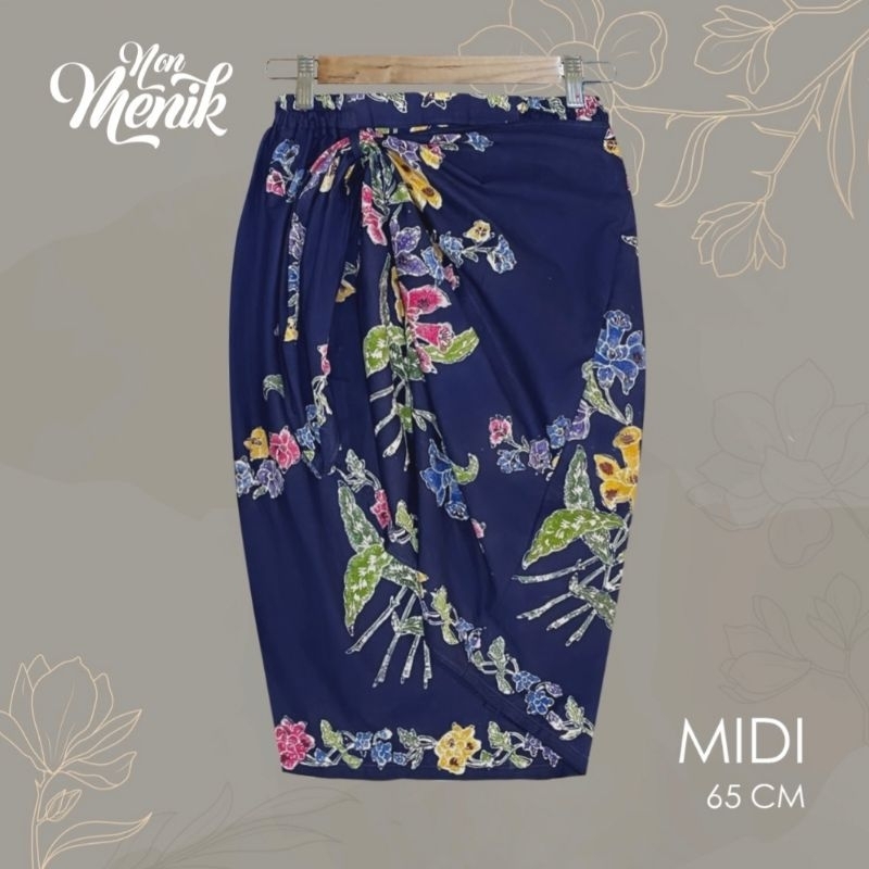 Jual ROK UBETAN BUNGA NAVY PREMIUM | Shopee Indonesia