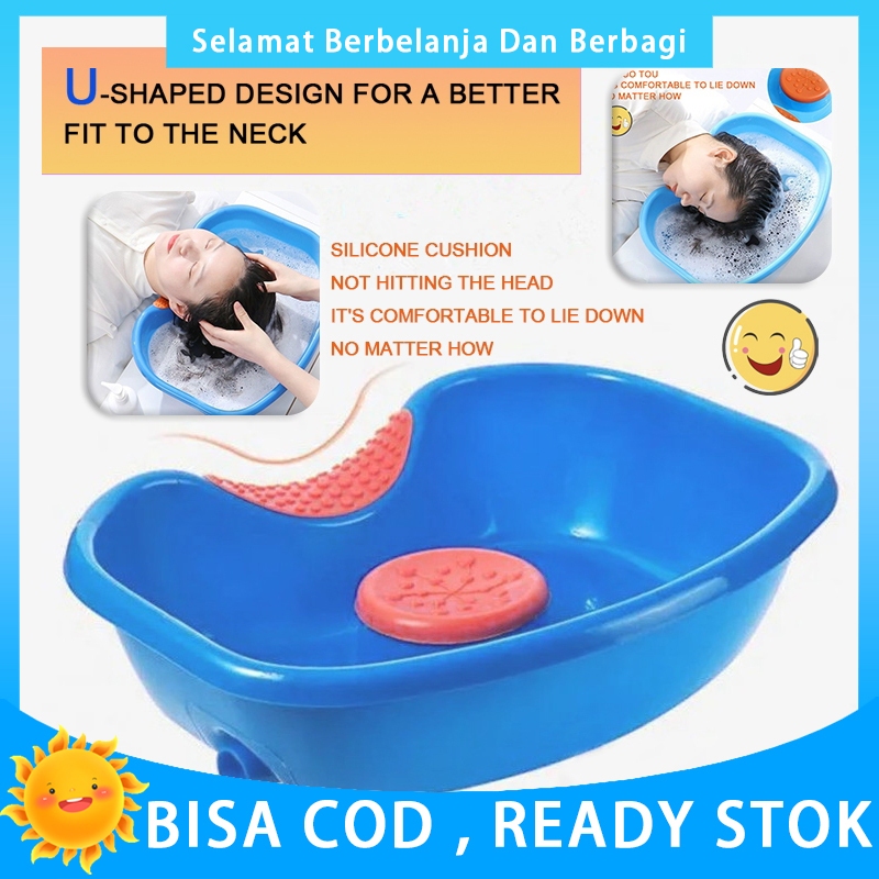 Jual Baskom Wasbak Ember/Portable Bed Basin Cuci Rambut Pasien Lansia ...