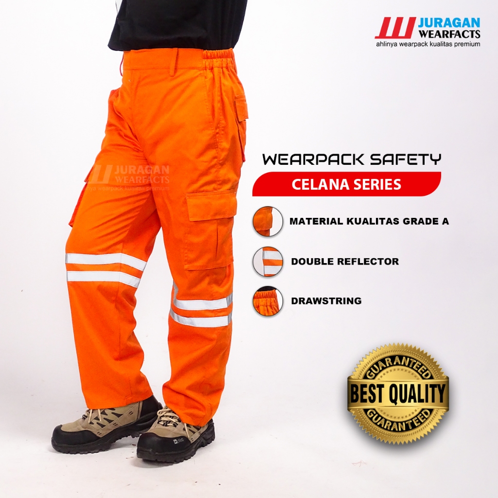 Jual Juragan Wearfacts - Celana Wearpack Safety Warna Orange | Shopee ...