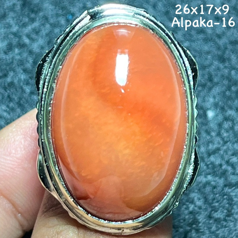 Jual Cincin Batu Akik Natural Pandan merah (Asli Alam) | Shopee Indonesia